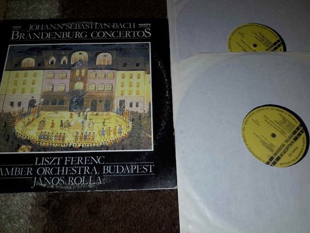 Johann Sebastian Bach - Brandenburg concertos 2LP-ja