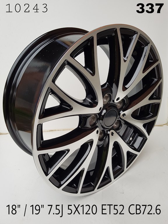 19 Alufelne MIni Countryman 5x120/7,5j/et52/cb 72,6