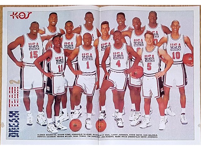 Poster Dream Team 2 USA (Super KOŠ)
