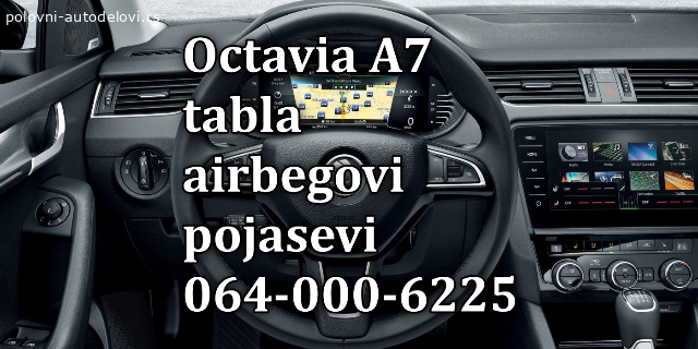 skoda octavia A7 tabla pojas airbag