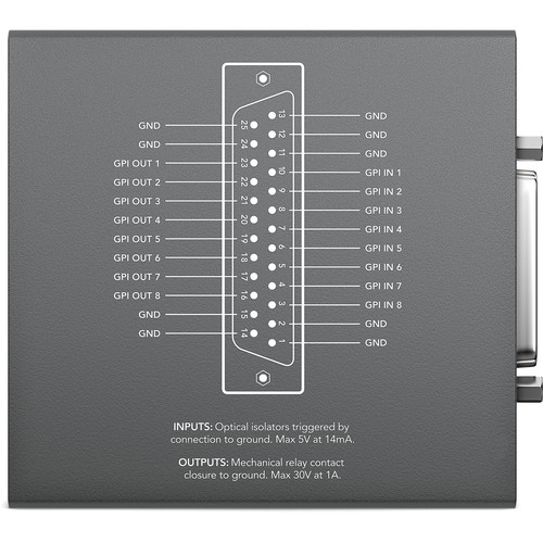 Blackmagic Design GPI & Tally Interface for ATEM Production Switchers (SWTALGPI8)