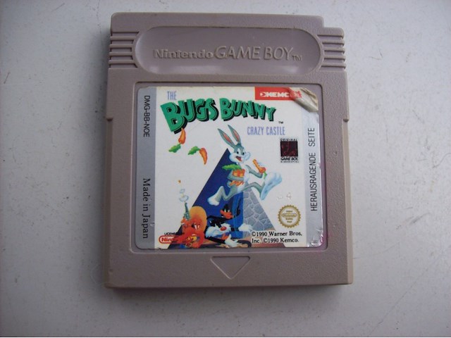 BUGS BUNNY CRAZY CASTLE -Nintendo GAME BOY