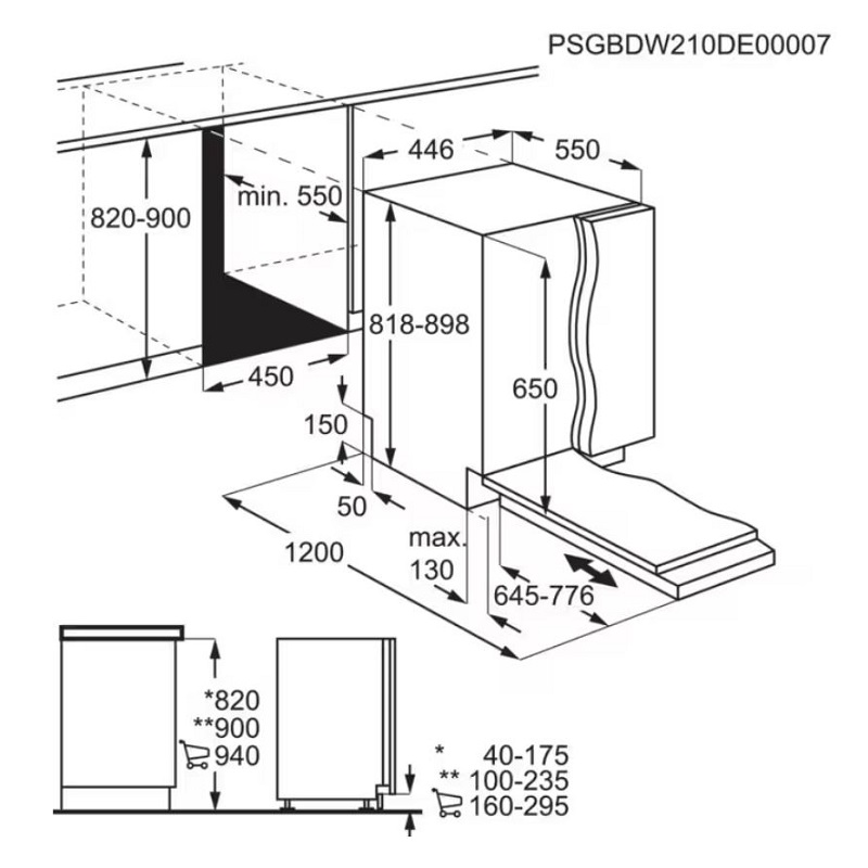 AEG ugradna sudomašina FSE73527P