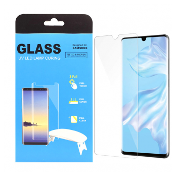 Zastitno staklo UV Glue Full Cover za Huawei P30 Lite.