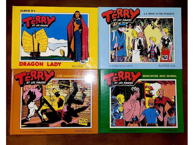 Terry and the pirates 1-4 - Milton Caniff