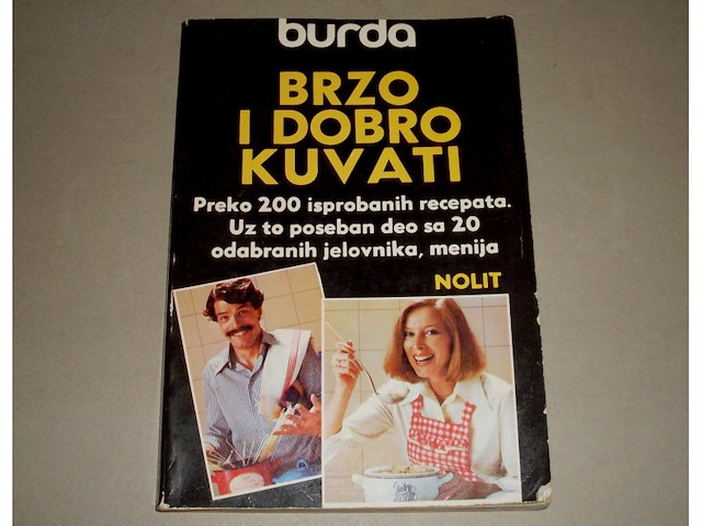 BURDA - BRZO I DOBRO KUVATI