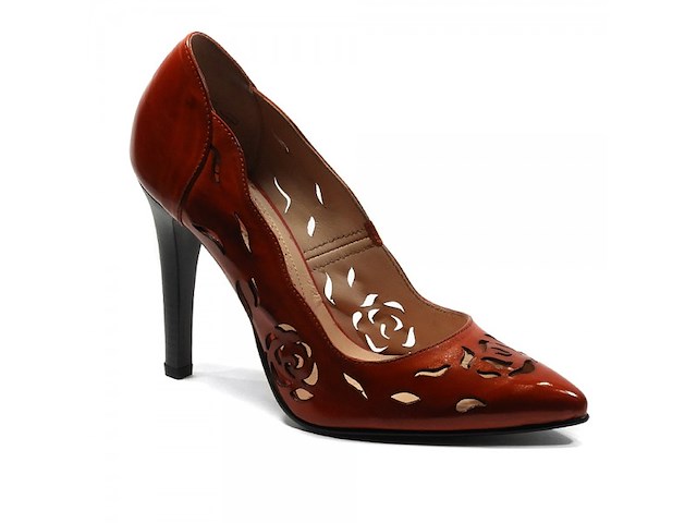 `PAAR` kožna crvena cipela