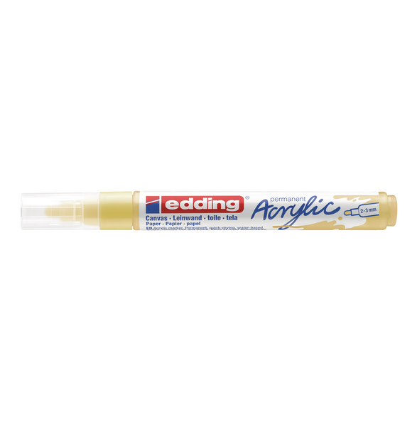 Edding marker acrylic E-5100 915 pastel yellow