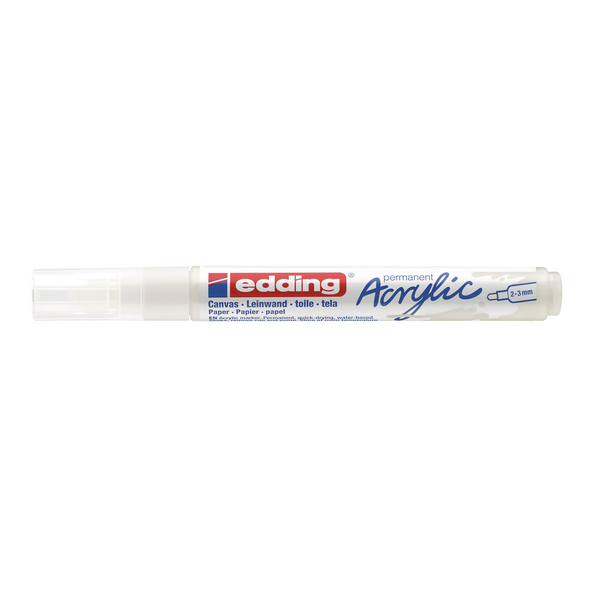 Edding marker acrylic E-5100 922 traffic white