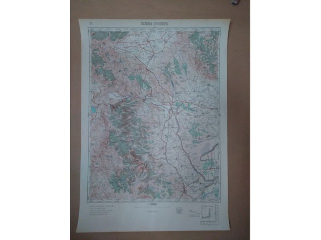 Topografska karta Edesa (Voden), 191