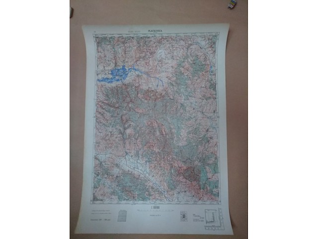 Topografska karta Plačkovica 176