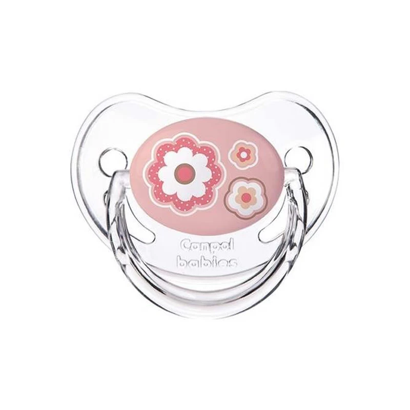 Canpol silikonska varalica Orthodontic Newborn Baby Pink, 0-6m