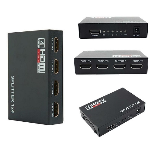 HDMI spliter 1/4 1080P 3D V1.4 aktivni