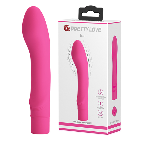 Roze silikonski vibrator za G tačku