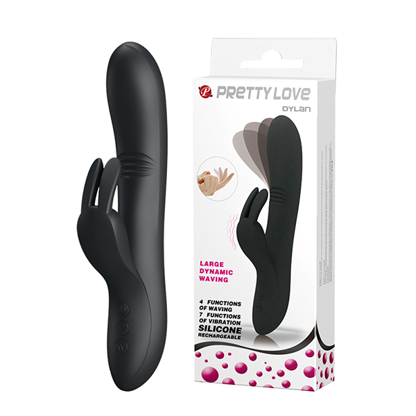 Crni multifunkcionalni zeka vibrator