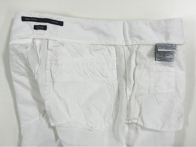 Marc O Polo bele lanene pantalone 36