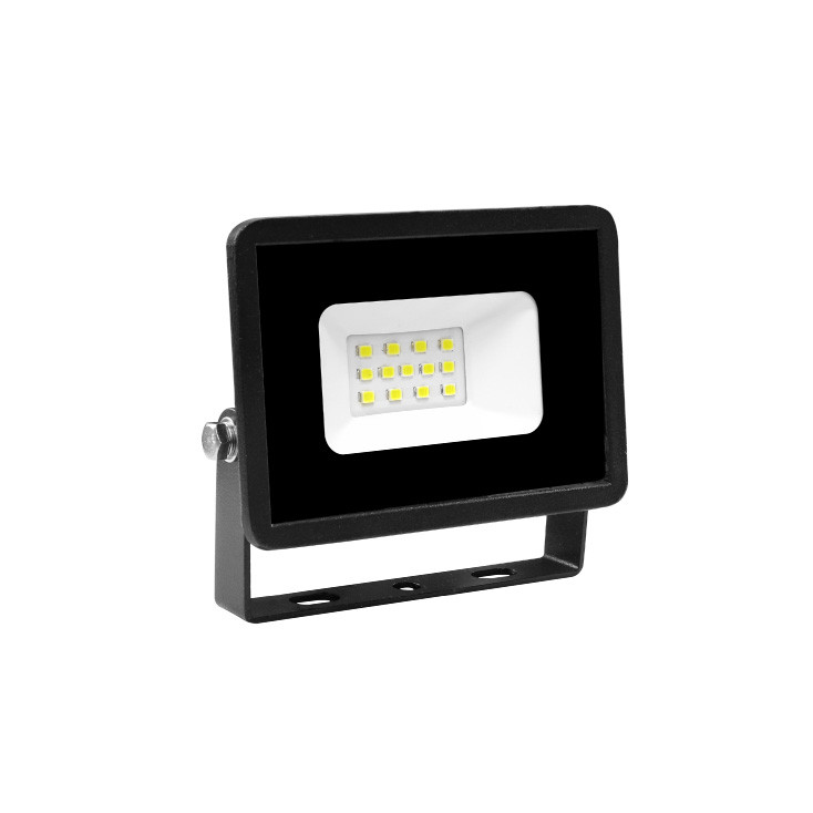 LED reflektor 10W Prosto LRF013EW-10/BK 6000K hladno bela