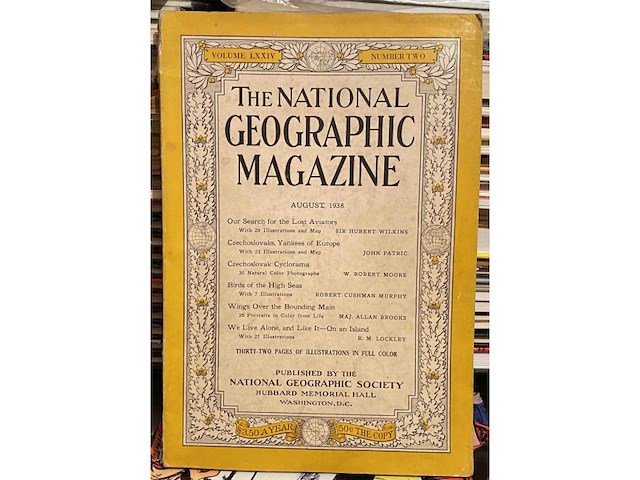 The national geographic magazine - august 1938