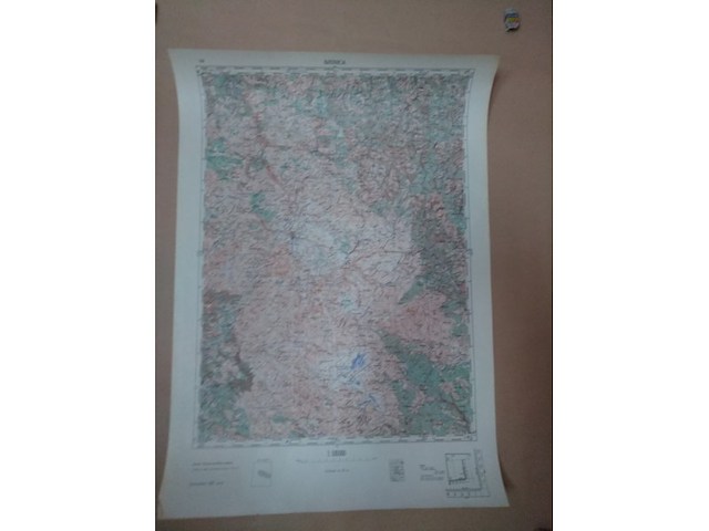 Topografska karta Sjenica