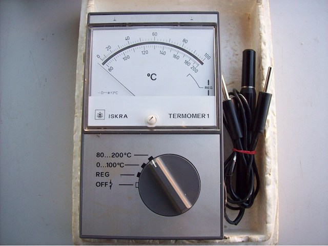 Termometar analogni Iskra Termomer 1 0-200°C sa sondom