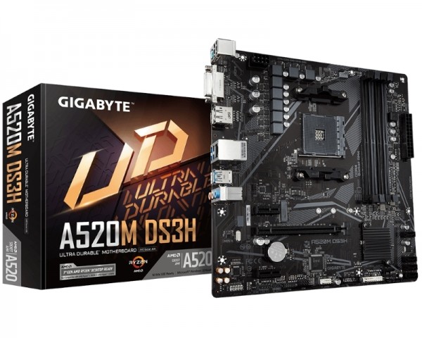 GIGABYTE A520M DS3H rev. 1.0