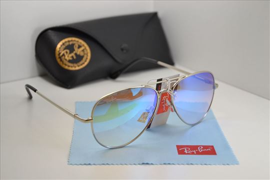 Ray-ban 3025-1 plavo transparent refleks staklo