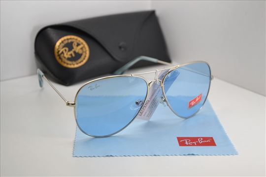 Ray-Ban 3027 plavo staklo