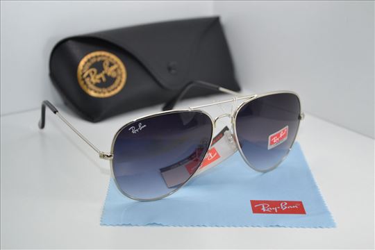 Ray-Ban 3027 sivo-plavo staklo