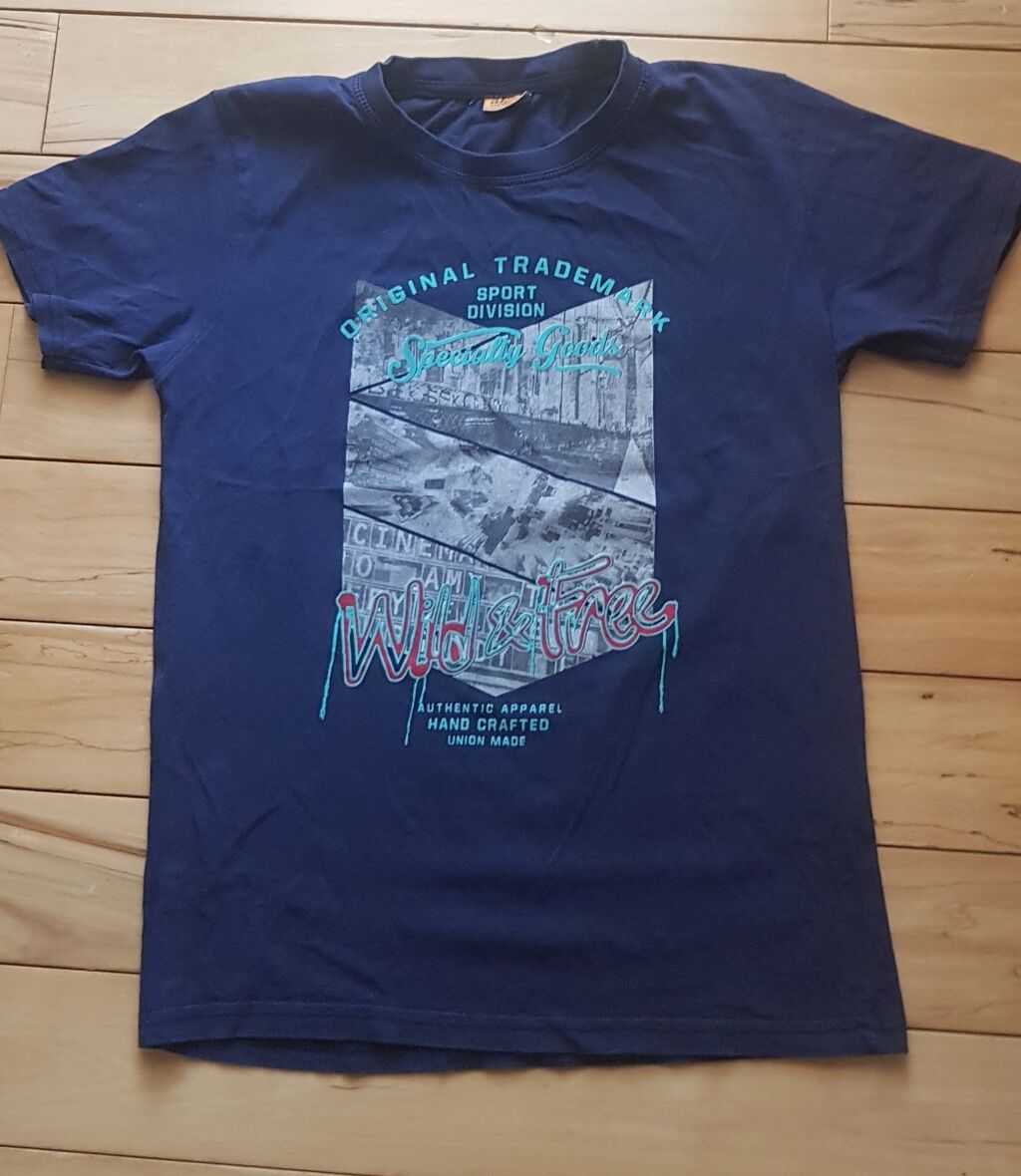 Men's T-shirt Asos, bоја - Tamnoplava
