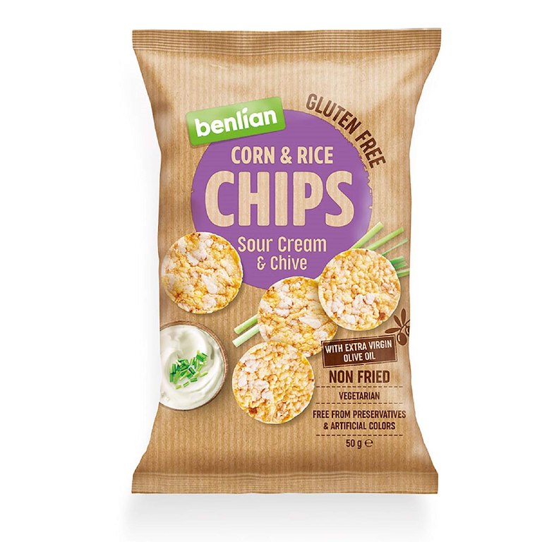 Benlian food čips chips pavlaka i vlašac 50g benlian food