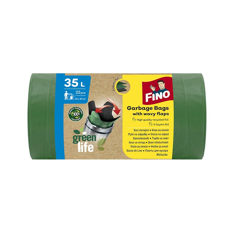 Fino kese za smeće green life ep 35l 22/1 fino