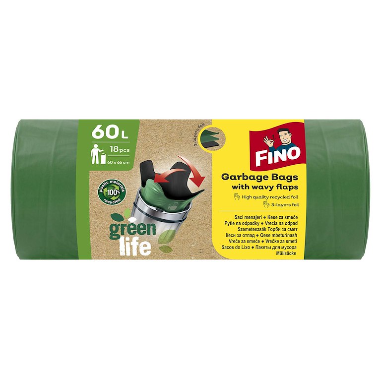 Fino kese za smeće green life ep 60l 18/1 fino