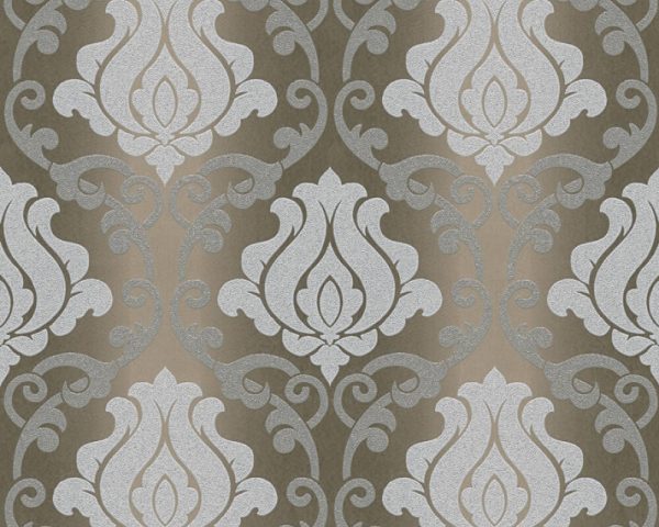 A.S. Création Wallpaper «Baroque, Bronze, Brown, Grey, Metallic» 348603