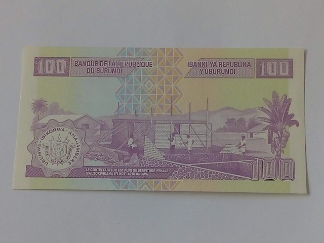 100 Franaka 2011.g - Burundi - ODLIČNA -