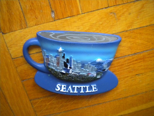 SEATTLE, magnet za frizider