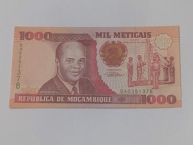 1000 Metigais 1991.g - Mozambik - ODLIČNA -