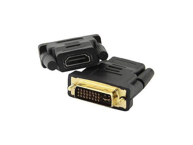 Adapter DVI-I 24 + 5 muski na HDMI zenski!