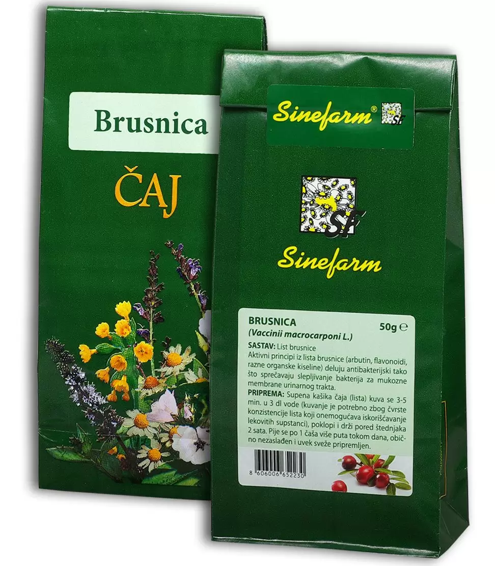 Brusnica čaj-50 g-e