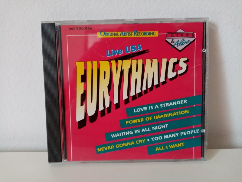 Eurythmics Live in Boston USA Original 1985