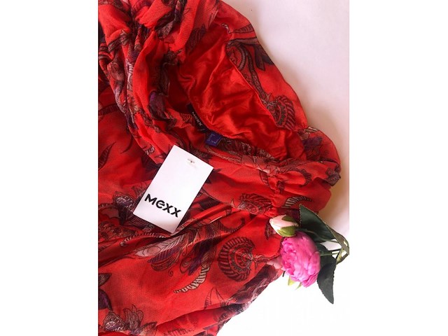 Mexx suknja nova sa etiketom Crvena floralna Velicina L