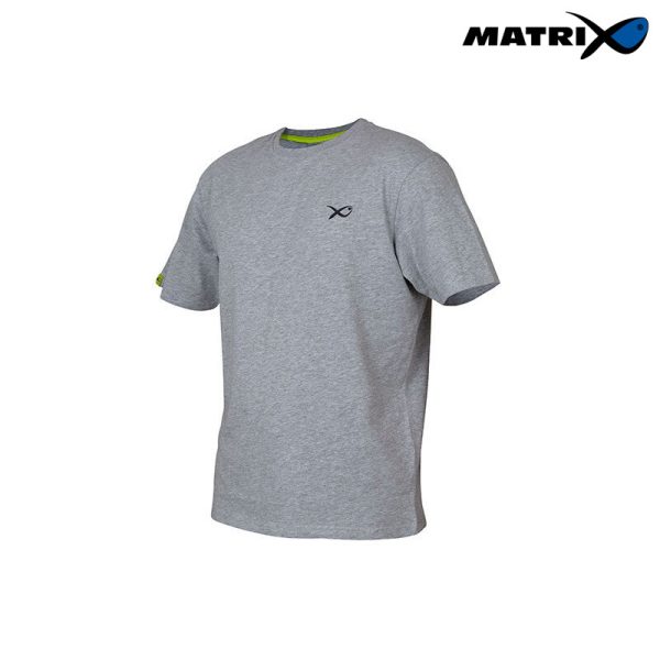 Matrix Majica Minimal Light Grey Marl T-Shirt