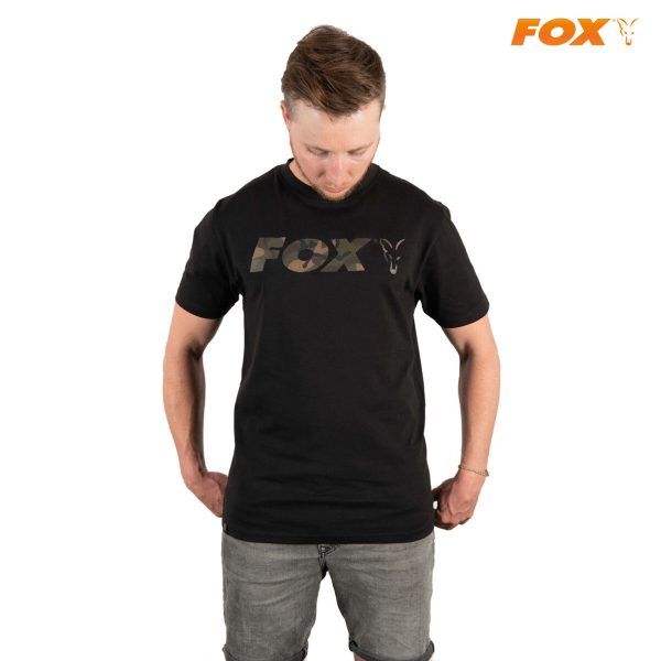 Fox Majica Black Camo Chest Print T-Shirt