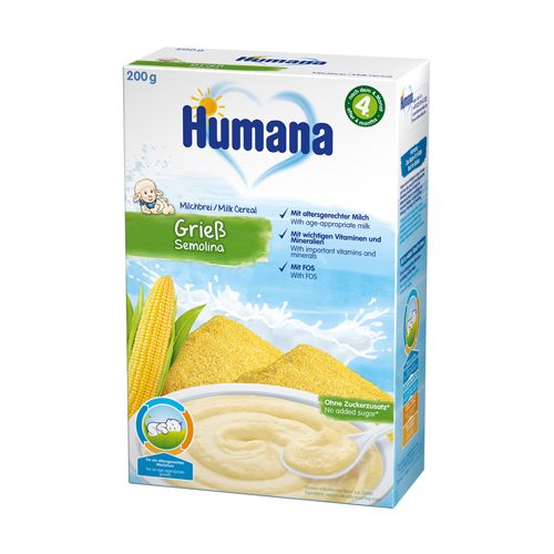 Humana mlečna instant kaša sa grizom 200g