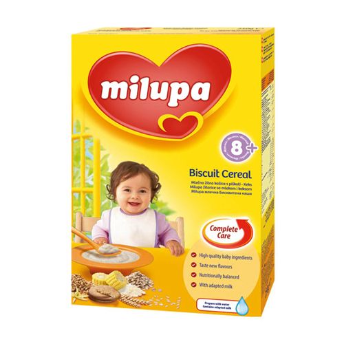 MILUPA MLEČNA INSTANT KAŠA KEKS BISKVIT 250G