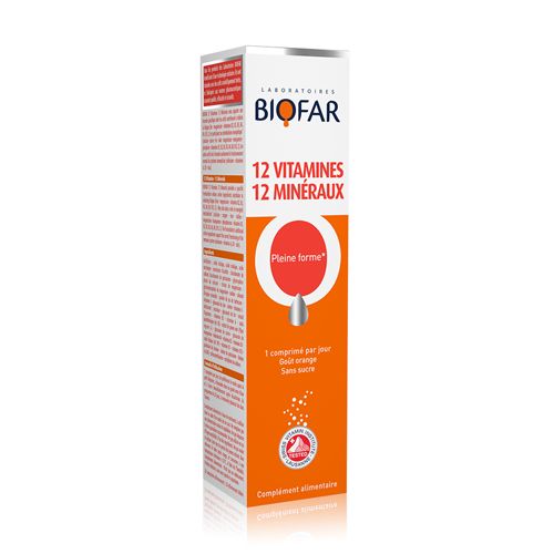 Biofar 12 vitamina i 12 minerala šumeće tablete