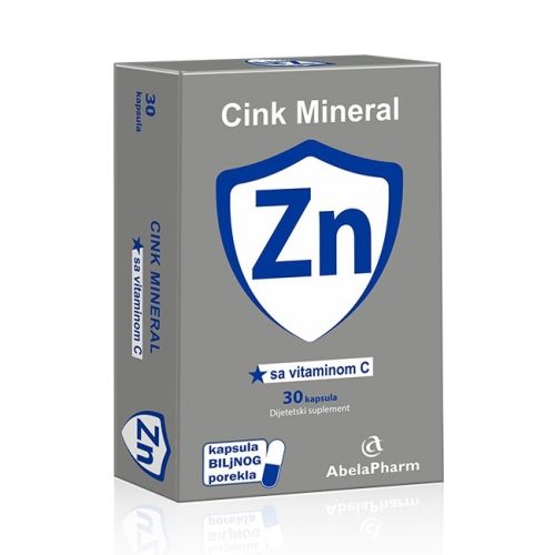 Cink mineral i vitamin C 30 kapsula