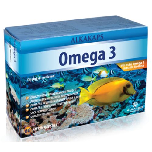 Alkakaps Omega-3, 30 mekih želatinskih kapsula