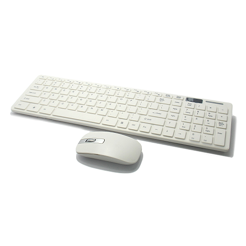 Tastatura+mis COMBO beli bezicni sa zastitom
