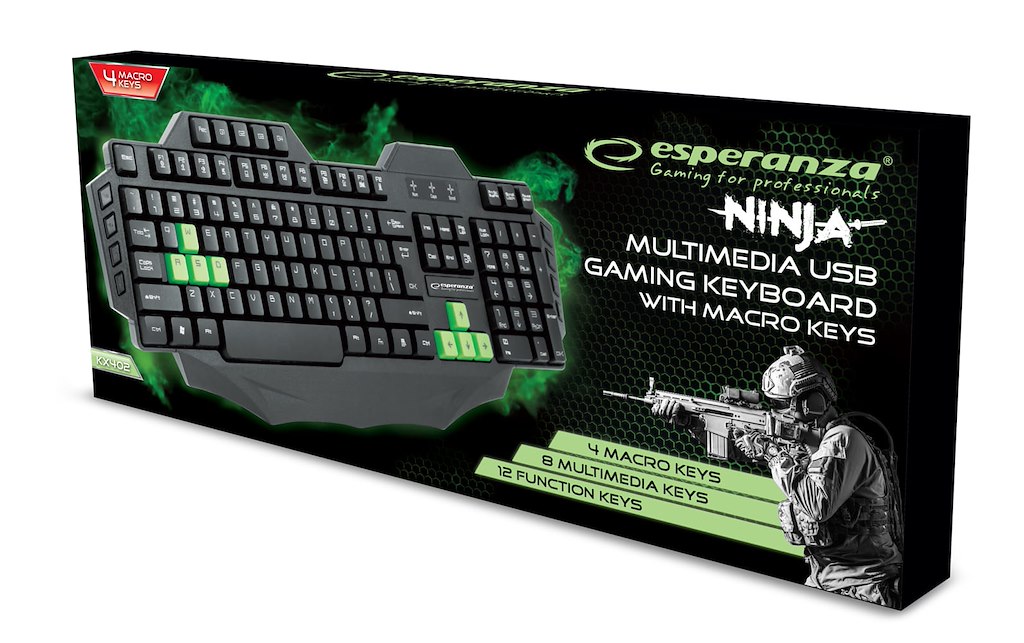 EGK402G Esperanza multimedia wired tastatura