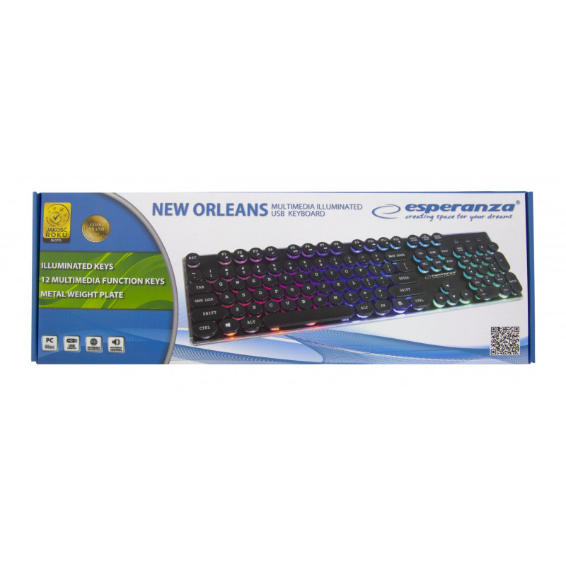 EK133 – Multimedijalna osvetljena žična USB tastatura